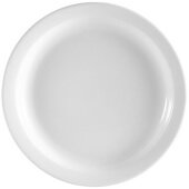CAC NCN-8, 9" Clinton Porcelain Plate, Super White (12/case)