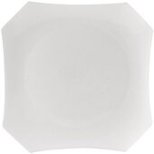 CAC RCN-H21, 12 1/2" x 12 1/2" Clinton Porcelain Plate, Super White (12 ...