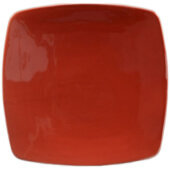 CAC R-FS6-R, 6 7/8" x 6 7/8" Clinton Ceramic Plate, Red (12/case)