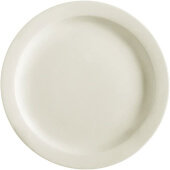 CAC NRC-16, 10 1/2" NRC Ceramic Plate, American White (12/case)