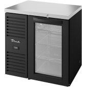 True TBR32-RISZ1-L-B-G-1, 32" 1 Swing Glass Door Back Bar Cooler