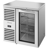 True TBR32-RISZ1-L-S-G-1 32" Solid Door Back Bar Cooler