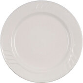 Vertex China SAU-7, 7 1/4" Sausalito Porcelain Plate, White (12/case)