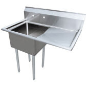 Omcan USA 43784 Stainless Steel One Compartment Sink