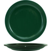 International Tableware CAN-8-G, 9" Cancun Ceramic Plate, Green (12/case)
