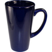 International Tableware 867-04, 16 oz Cancun Ceramic Funnel Cup, Cobalt ...