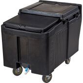 Cambro ICS175L110 175 Lb Sliding Lid Mobile Ice Bin