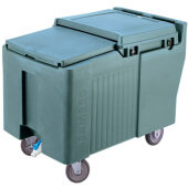 Cambro ICS175L401 175 Lb Sliding Lid Mobile Ice Bin