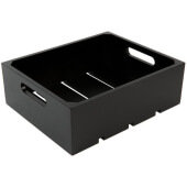 TableCraft CRATE124BK, 12 3/4" x 10 1/2" x 4 1/4" Wood Gastronorm ...