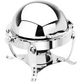 Eastern Tabletop 3119, 4 Quart Round Park Avenue Chafing Dish w/ Roll ...