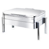 Eastern Tabletop 3975S, 8 Quart Rectangular Jazz Swing Chafing Dish w ...