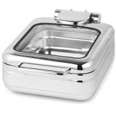 Eastern Tabletop 3997G, 4 Quart Square Jazz Rock Induction Chafing Dish ...