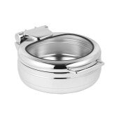 Eastern Tabletop 3998G, 6 Quart Round Jazz Rock Induction Chafing Dish ...