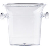 TableCraft PB5115, 1 1/2 Qt Plastic Wine Bucket, Clear
