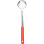 TableCraft 7702, 2 oz Stainless Steel Perforated Portioning Spoon