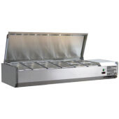 Omcan USA 46657 Refrigerated Countertop Condiment Rail