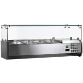 Omcan USA 46679 Refrigerated Countertop Condiment Rail