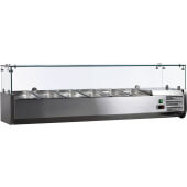 Omcan USA 41937 Refrigerated Countertop Condiment Rail