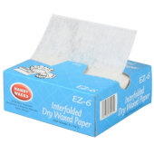 Handy Wacks EZ-6N, 500 Count 6” x 10 3/4” EZ-Wrap Interfolded Dry Wax ...