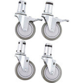 Vulcan VC-2DECK-CASTERS, VC Double Deck Convection Oven Casters