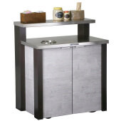 Lakeside 155045, 36" Mobile Waitress Station w/ 2 Shelves