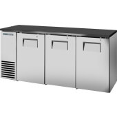 True TBB24-72-3S-Z1-BST-S-1 72" Back Bar Cooler