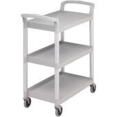 Cambro BC331KD480, 32-3/4" x 16-1/4" Gray Polyethylene Utility / Bus ...