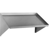 Eagle Group 606294-X, 84" x 19-3/4" Solid Wall Mount Slanted Dishrack ...