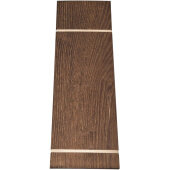 On The Table 301-M, 14" x 4-1/2" Wood Menu Board, Mahogany