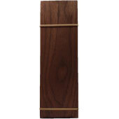 On The Table DW-301M, 14" x 4-1/2" Wood Menu Board, Dark Walnut