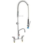 Fisher 34260, 8" Center Deck Mount Pre-Rinse Faucet w/ 12" Add-On Faucet
