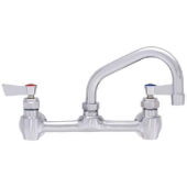 Fisher 60836, Wall Mount 12" Swing Spout Faucet, 8" Centers