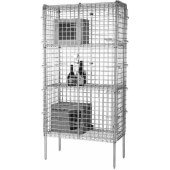 Focus Foodservice FSEC186063, 60" x 18" x 68" Chromate Wire Shelving ...