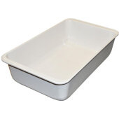 MFG Tray 331008 5269, 20-1/2" x 12" x 5" Fiberglass Bus Tub, White