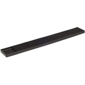 Browne Foodservice 57486602, 24" x 3" Rubber Bar Rail Mat, Black
