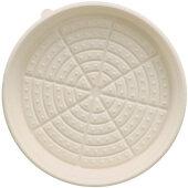 World Centric PR-FB-12-LFS, 12" Compostable Fiber Clamshell Pizza Tray ...