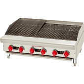 American Range ARSRB-12, 12" Countertop Gas Charbroiler, Radiant ...