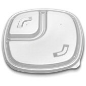 D&W Fine Pack CL213-102AB-1, 10-1/4" x 10-1/4" Forum® 2-Compartment ...