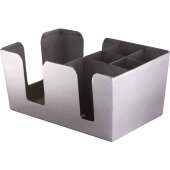 American Metalcraft BARS7, 6-Compartment Stainless Steel Bar Caddy