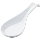 TableCraft 12278, 10-7/8" x 3-7/8" Melamine Spoon Rest, White