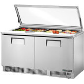 True TFP-64-24M-FGLID-HC 64" Refrigerated Sandwich Prep Table