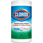 Clorox 01656, 75 Count Fresh Scent Disinfecting Wipes (6/case)