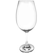 Thunder Group PLTHWG023RC, 23 oz Polycarbonate Red Wine Glass, Clear