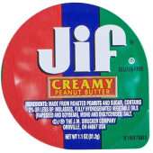 Jif 5150092100, 1.1 oz Creamy Peanut Butter To-Go Cup (120/case)