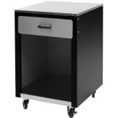 Eagle Group CS-1, 24" x 23" Stainless Steel Cash Register Stand, Black