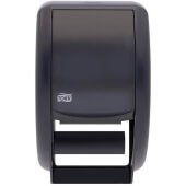 Tork 55TR, Double Roll Toilet Tissue Dispenser, Black