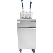 CookRite ATFS-50ES, 50 Lb Freestanding Gas Fryer, 88,000 BTU