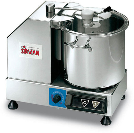Sirman C6 VV, 6 Quart Variable Speed Batch Bowl Food Processor, 120v