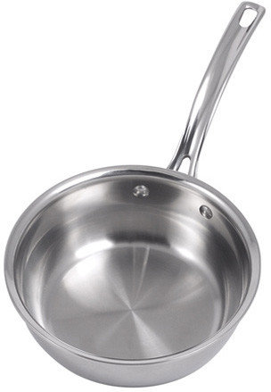 Spring USA 8166-60/20, 3 Quart Stainless Steel Sauteuse Pan, Primo! Series