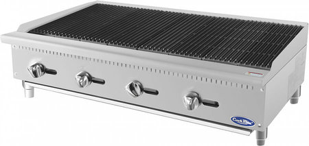 CookRite ATRC-48, 48" Countertop Gas Charbroiler, Radiant, 140,000 Btu